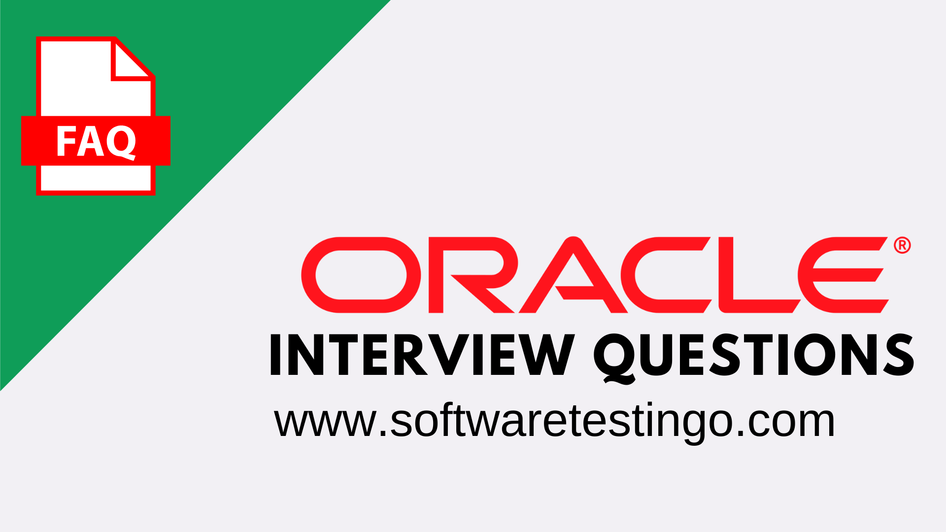 Oracle Bangalore Software Company Interview Questions 2024 Oracle Bangalore Software Company Interview Questions 2024