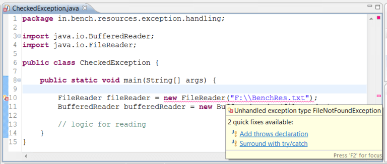 Checked Exception VS Unchecked Exception Handling Java2023