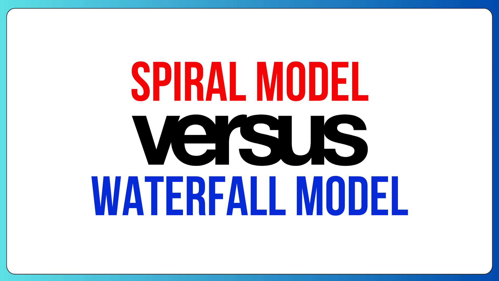 Difference Between Waterfall and Spiral Model 2025