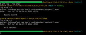Git History Command File Commits Branch With Example 2022
